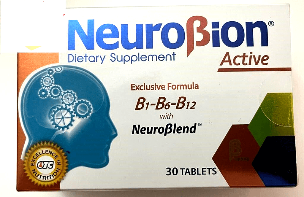 Neurobion Active Vitamin B1, B6, B12, Neuroblend 30 Tablets, Brain and ...