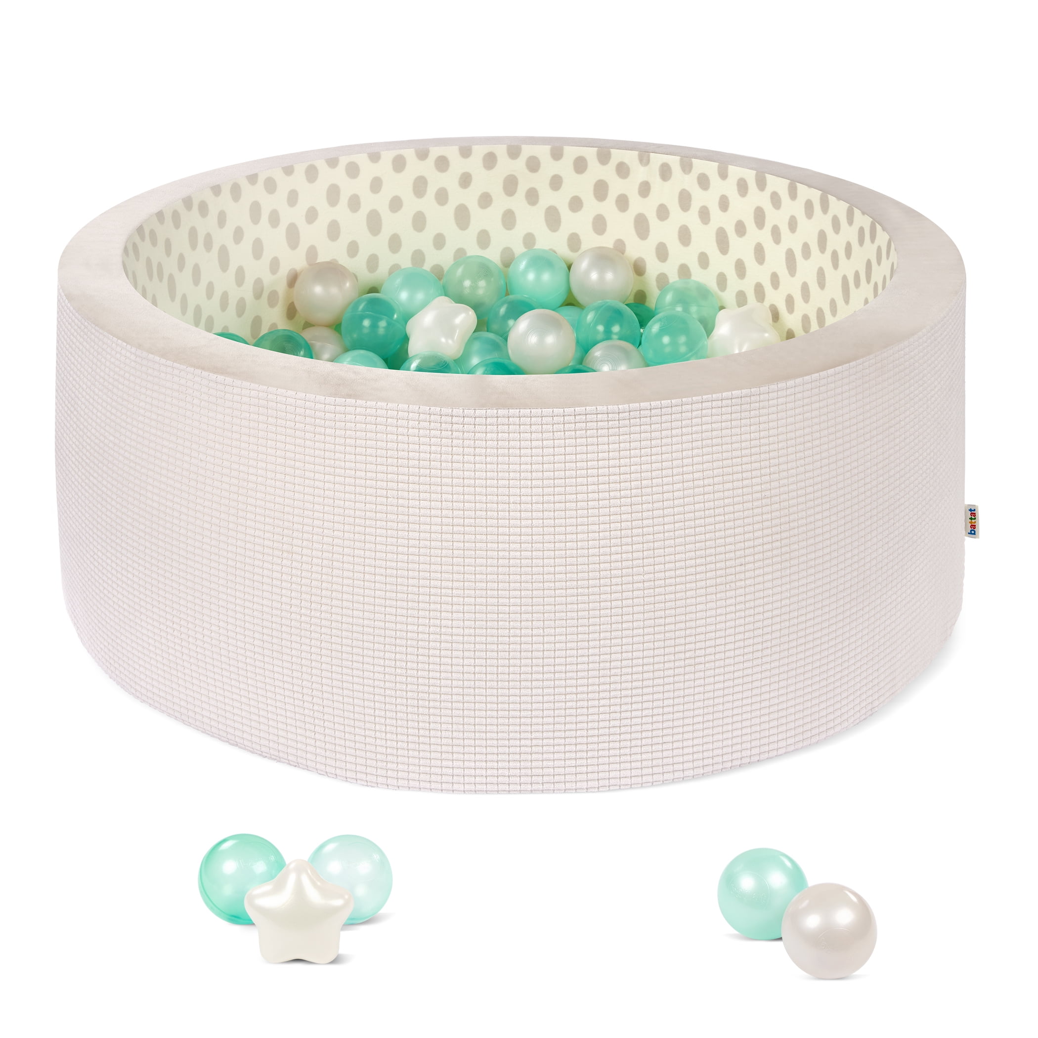 Battat Hop in Ball Pit Cozy Colors Foam Ball Pit with 65+ Balls and ...