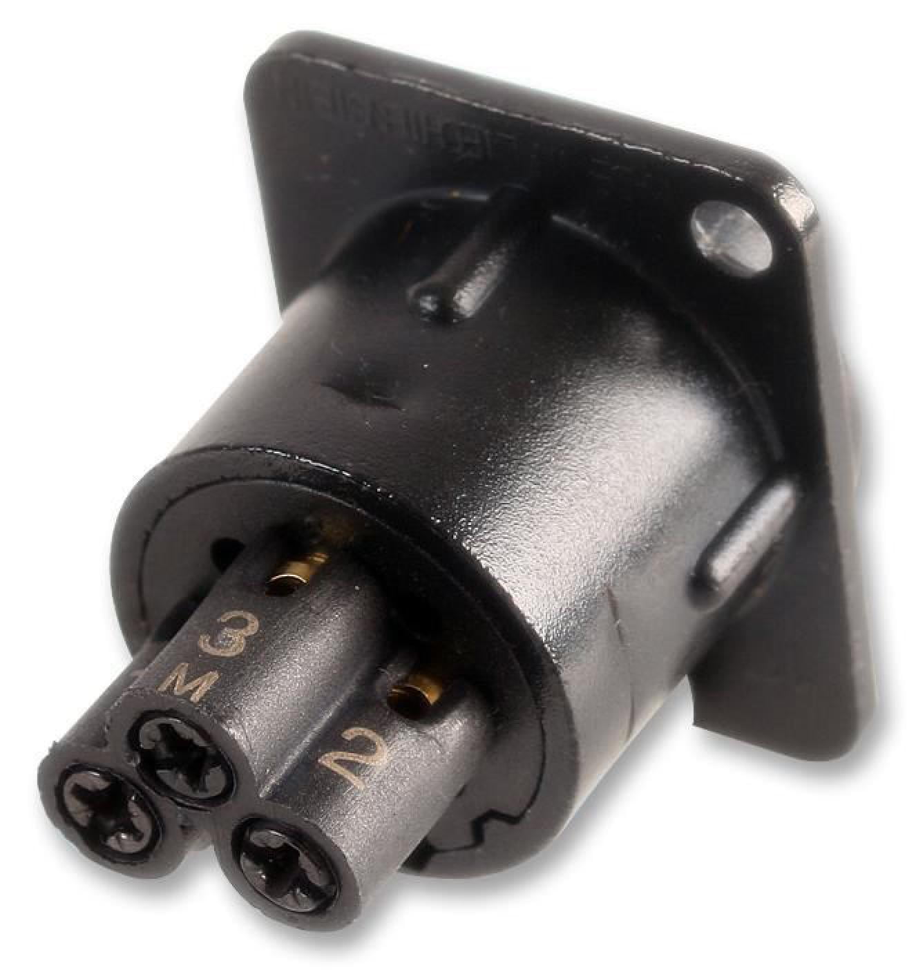NEUTRIK - XLR Socket, 3 Pole, Screw Terminals - Walmart.com