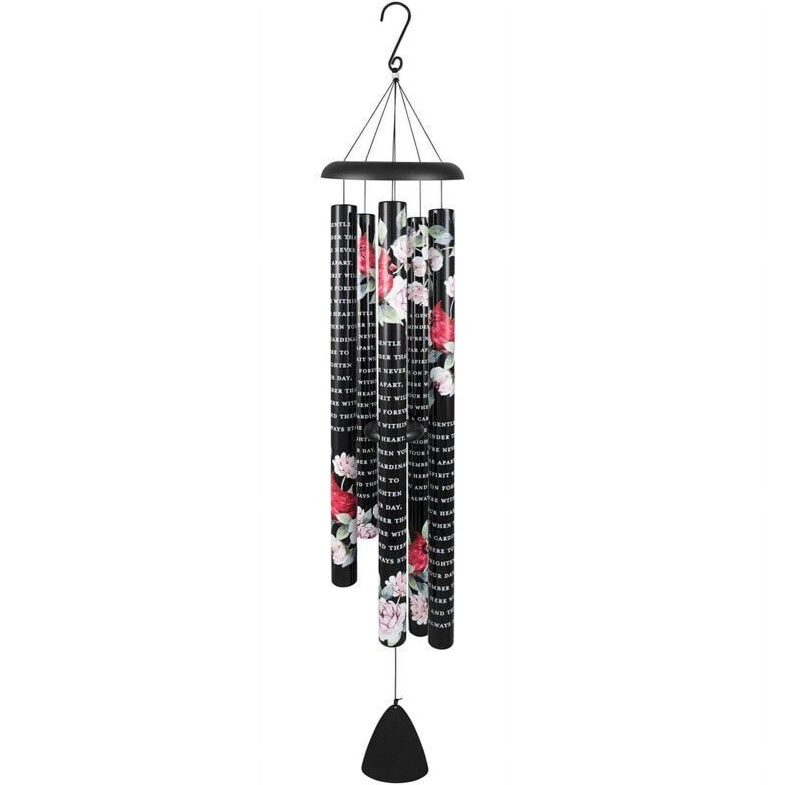"NEVER FAR APART" Cardinal Memorial 55" Picturesque Sonnet Wind Chime ...