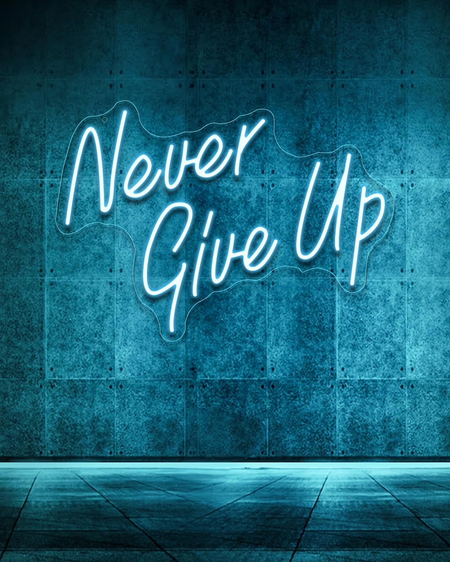 NEVER GIVE UP Neon Sign for Wall Decor,Neon Lights Party Decorations ...