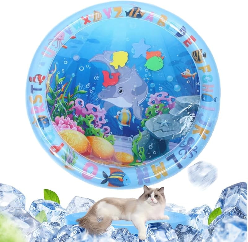 NEVERYOUYU 2025 New Thickened Water Sensor Play Mat, Upgrade Water ...