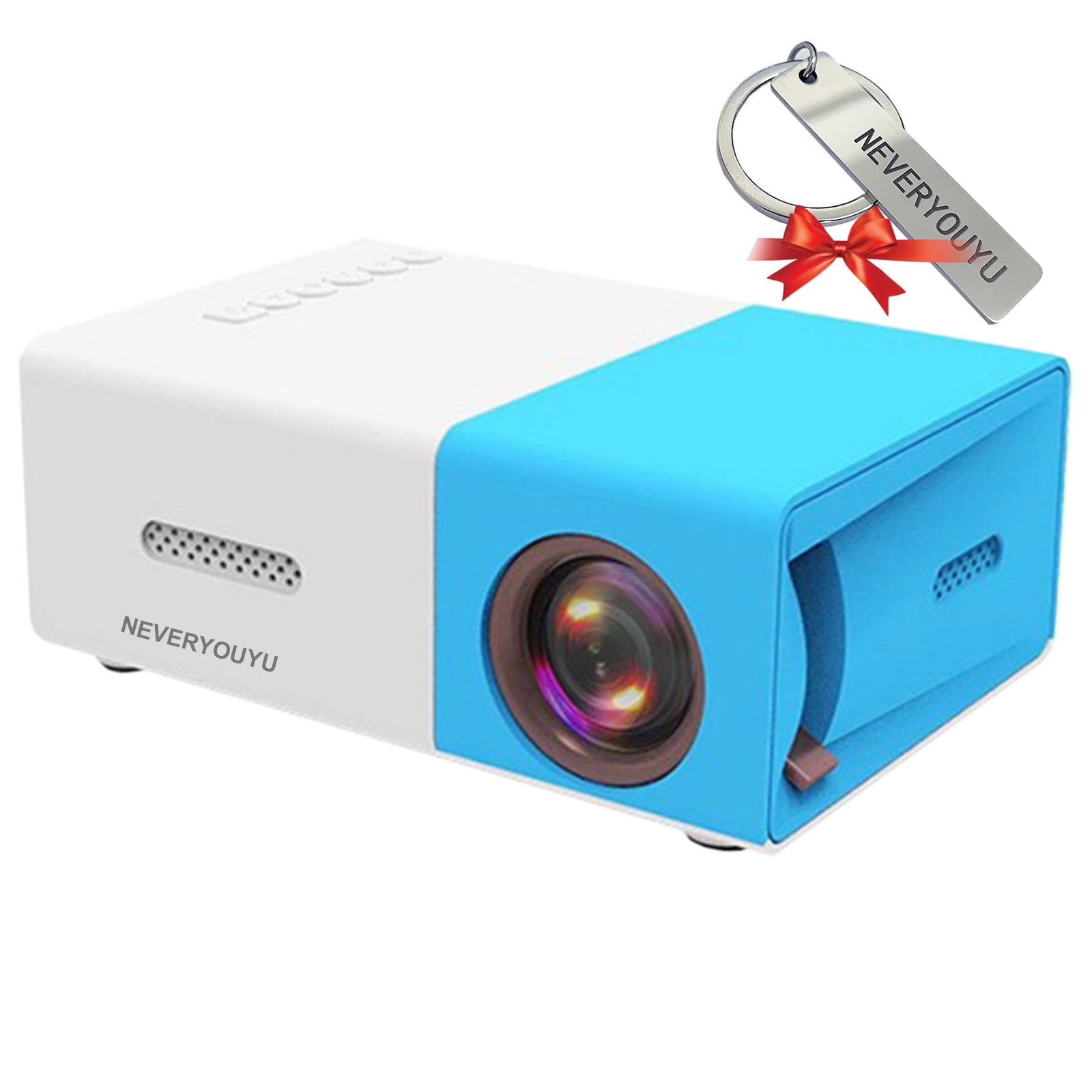 NEVERYOUYU N005 Pro Mini Projector, LED Video Projector 4K 1080P ...