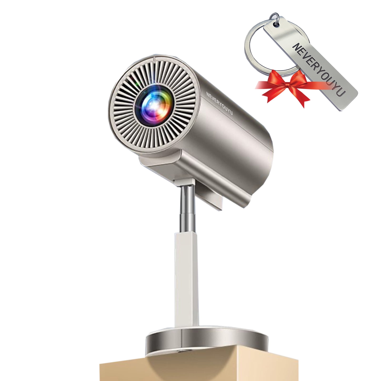 NEVERYOUYU N015 Pro 5G WiFi Bluetooth Projector, 3000ANSI Home Theater ...