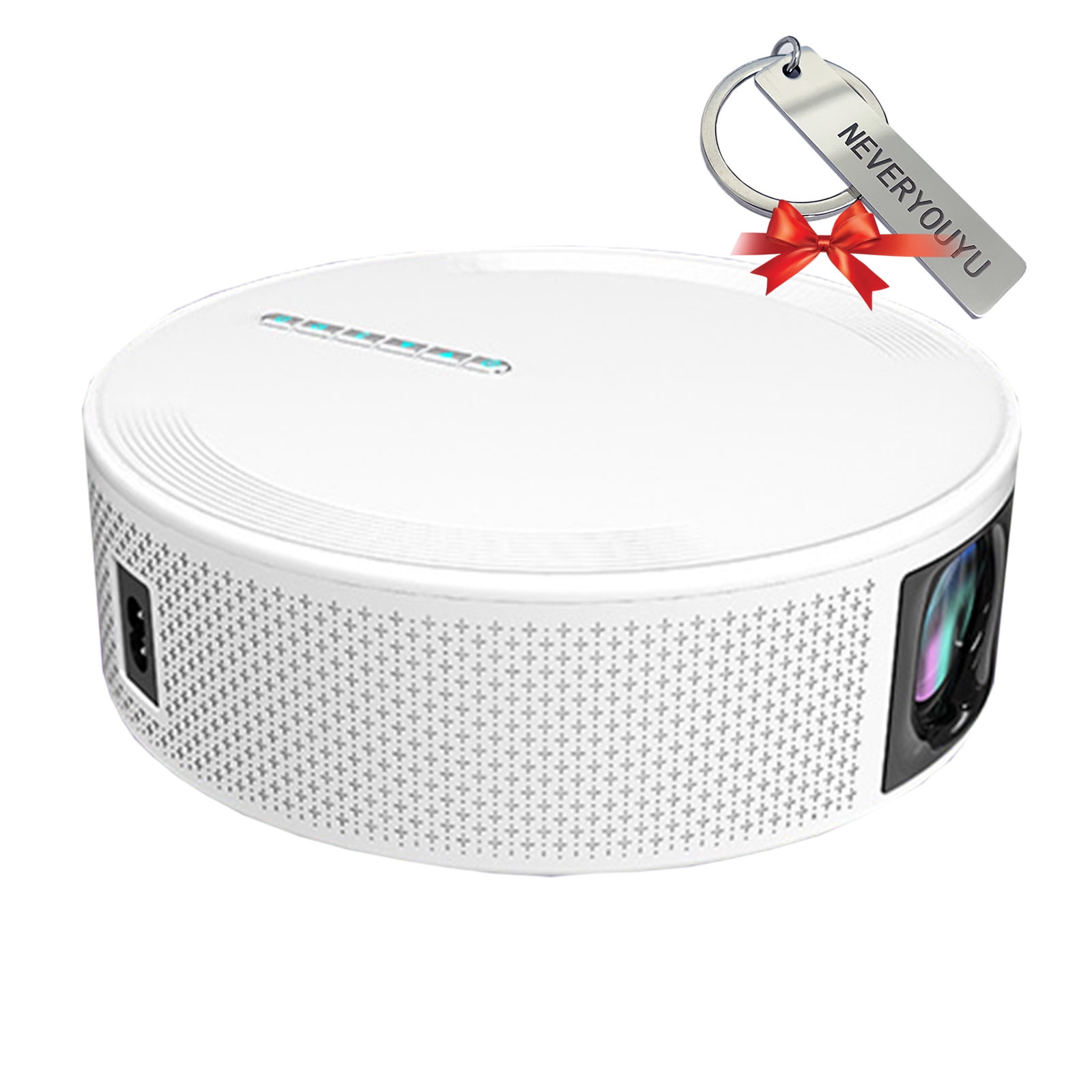 NEVERYOUYU N027 Pro 5G WiFi Bluetooth Projector, 3000ANSI Home Theater ...