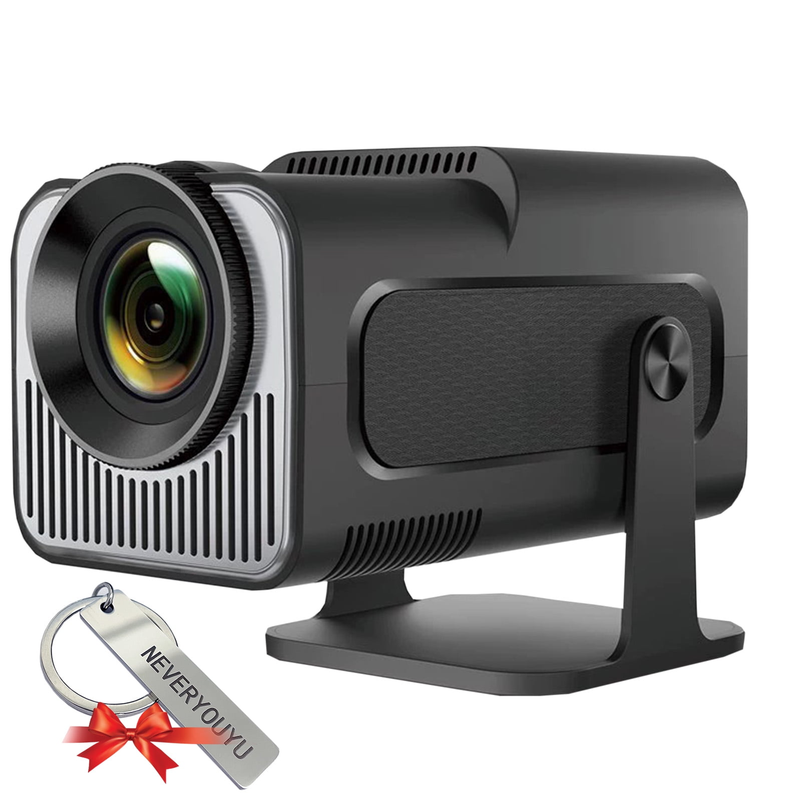 NEVERYOUYU Portable WiFi and Bluetooth Projector, 500ANSI 3000L Auto 6D ...