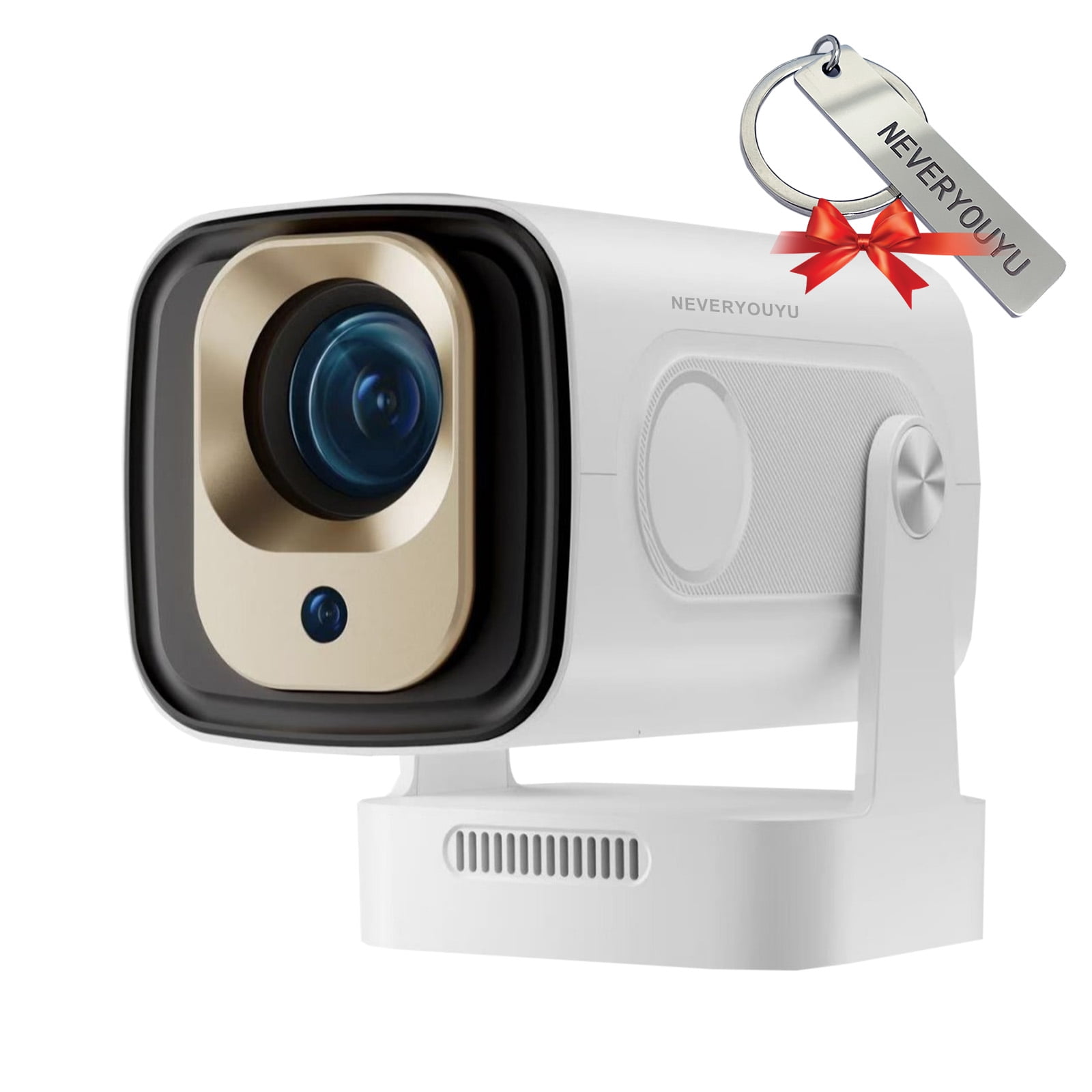 NEVERYOUYU Projector with WiFi and Bluetooth, 500ANSI 3000L Max 200 ...