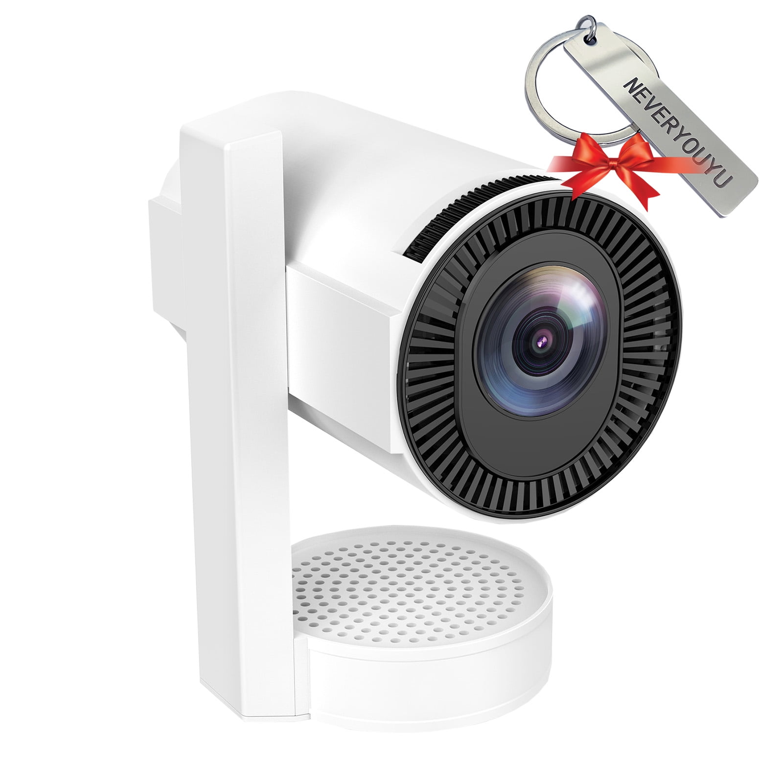 NEVERYOUYU Projector with WiFi and Bluetooth, 500ANSI 3000L UHD Smart ...