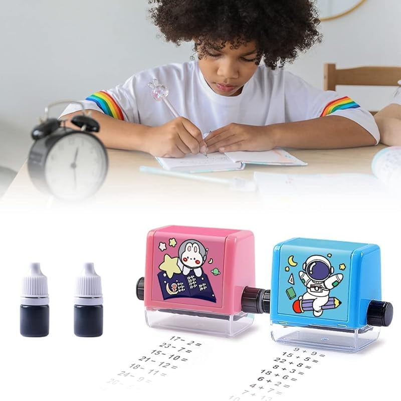 NEVERYOUYU Roller Digital Teaching Stamp, 2023 New Smart Math Roller ...
