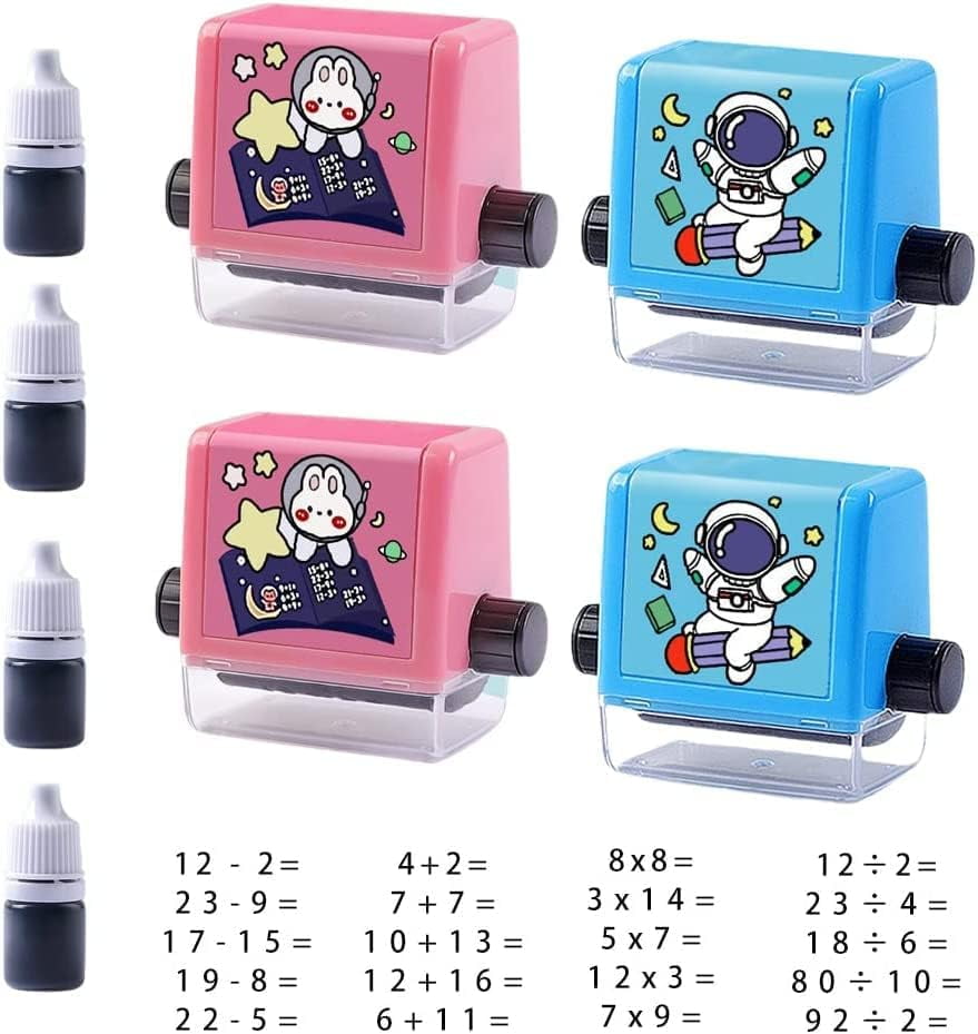 NEVERYOUYU Roller Digital Teaching Stamp, 2023 New Smart Math Roller ...