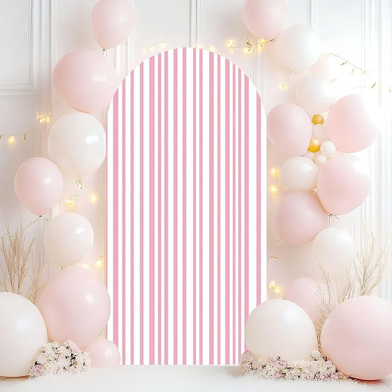 NEVERYOUYU Wedding Arch Backdrop Cover 6.6FT Watercolor Floral Seamless ...