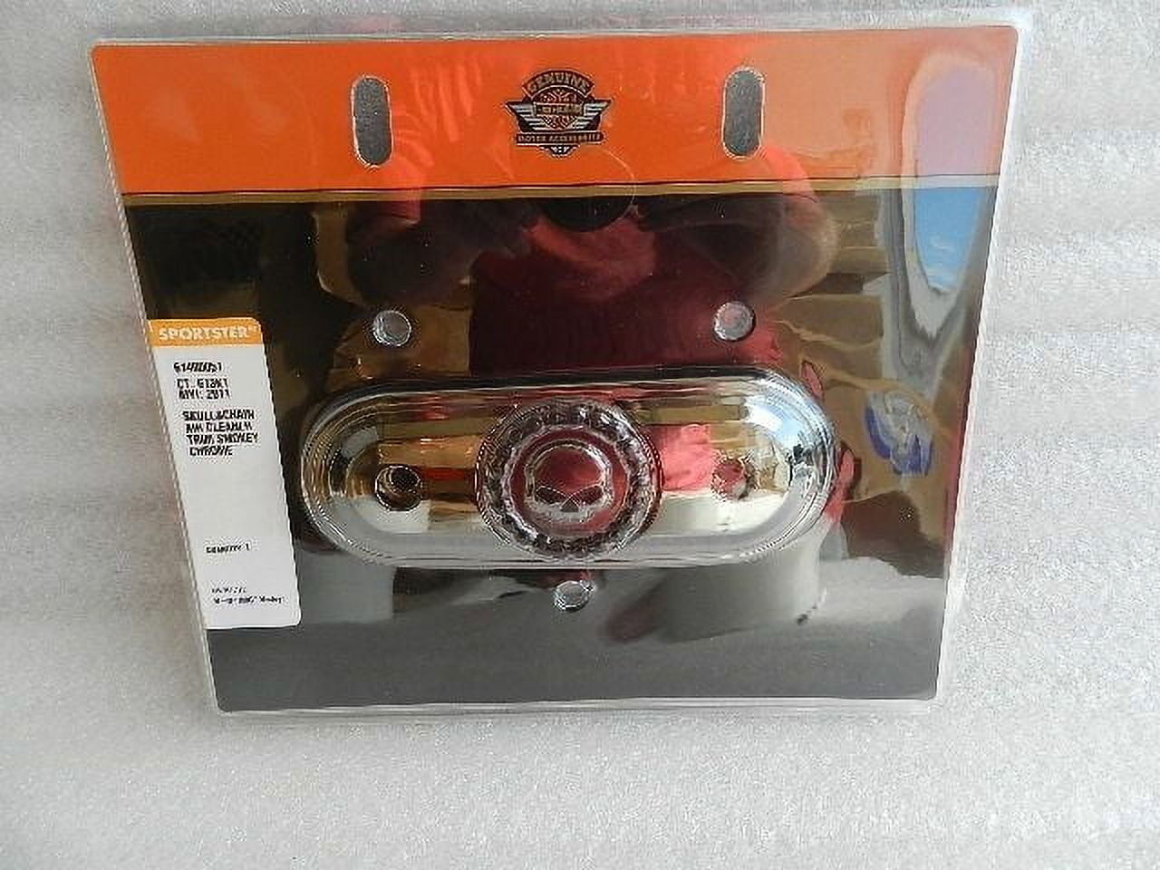 NEW 04 AND NEWER HARLEY SPORTSTER SKULL & CHAIN AIR CLEANER INSERT ...