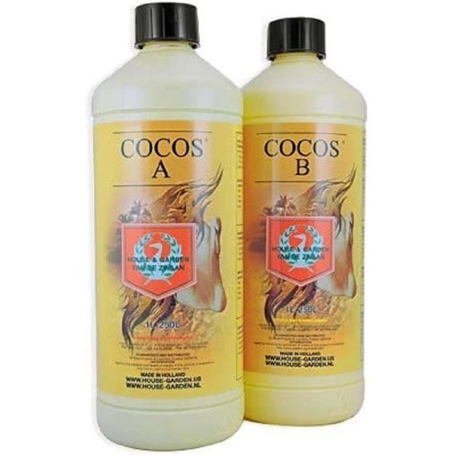 NEW 1 Liter Each Coco Nutrient A & B House & Garden Nutrients Plant ...