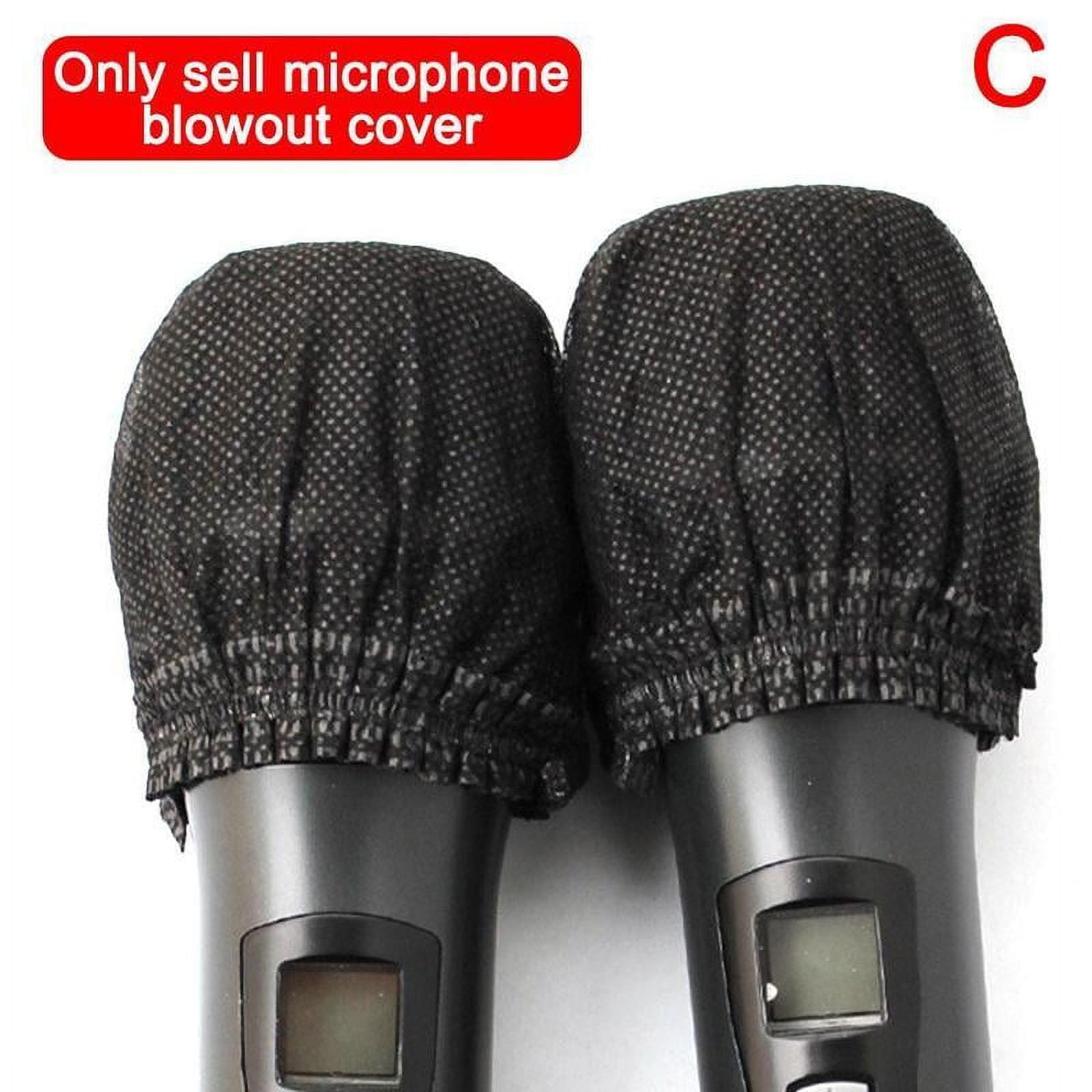 NEW 100 PCS Mike Cover Odor Removal Disposable Microphone Grill Hygiene ...