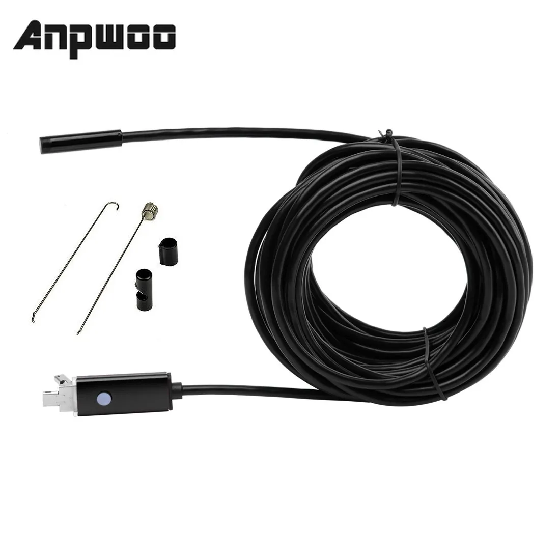 NEW 10M 720P 2MP 6LED 8MM USB Android Inspection Endoscope Camera ...