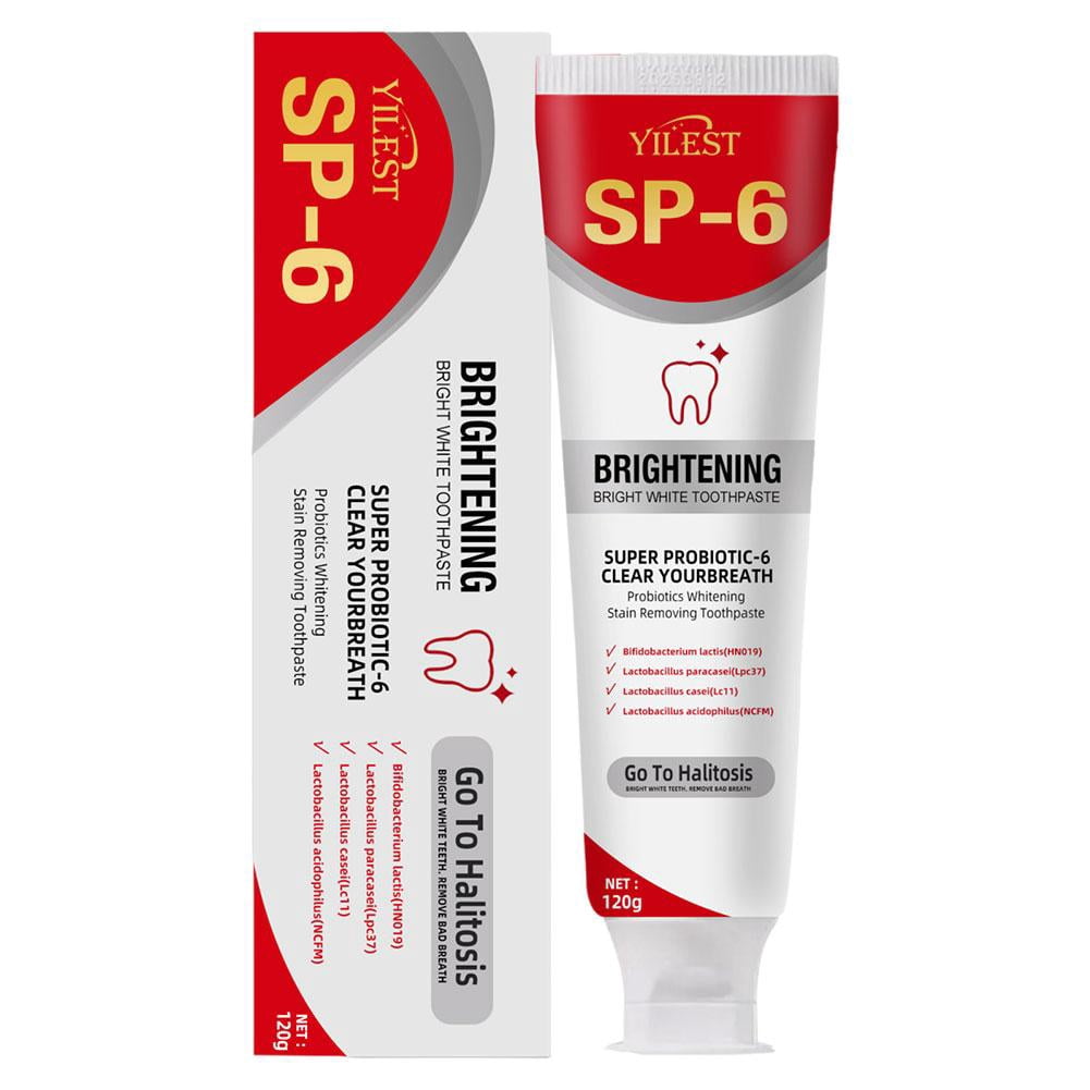 NEW-120g SP-6 Probiotics Brightening WhiteToothpaste Stains Removing ...