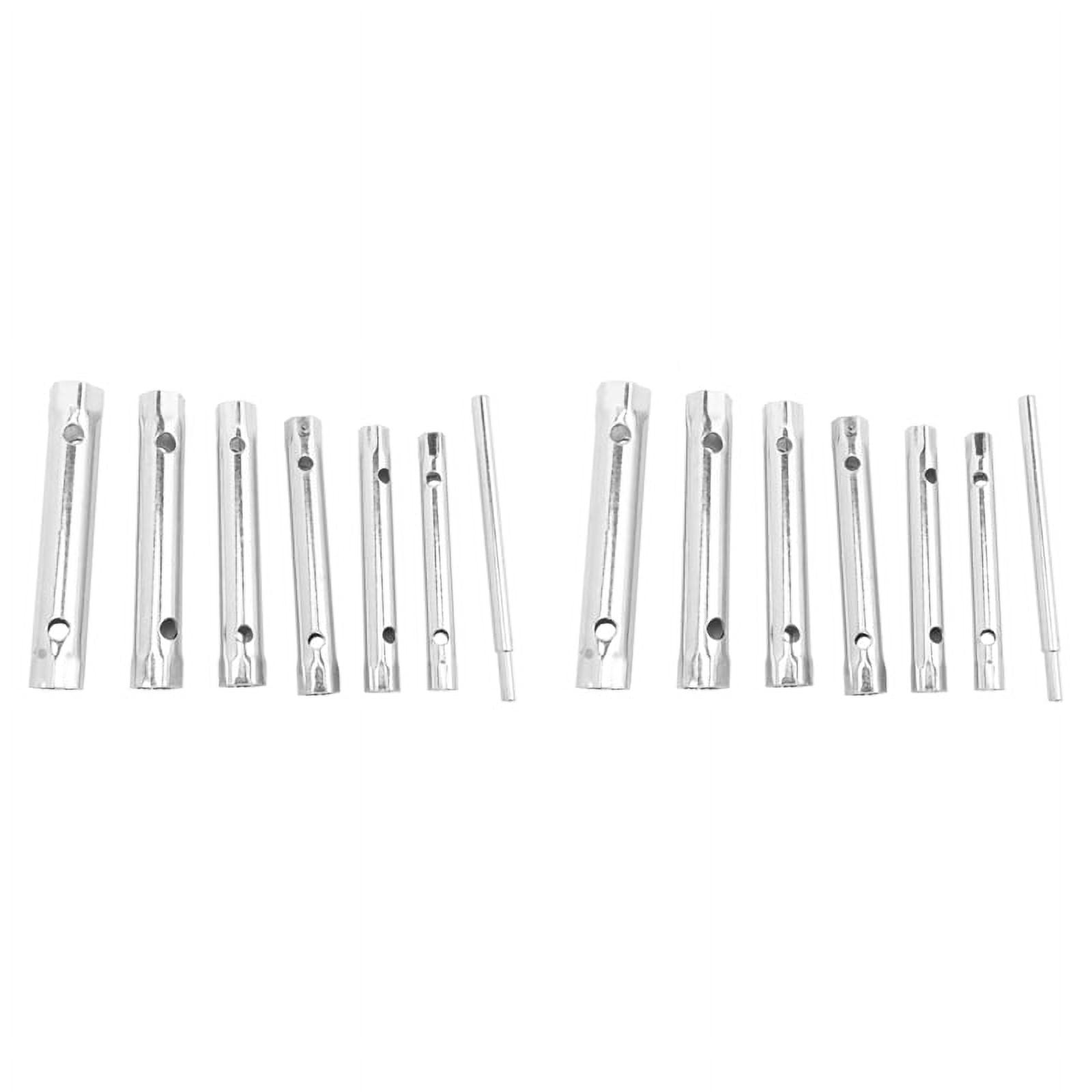 NEW 12PC 8-19mm Metric Tubular Box Wrench Set Tube Bar Spark-Plug ...