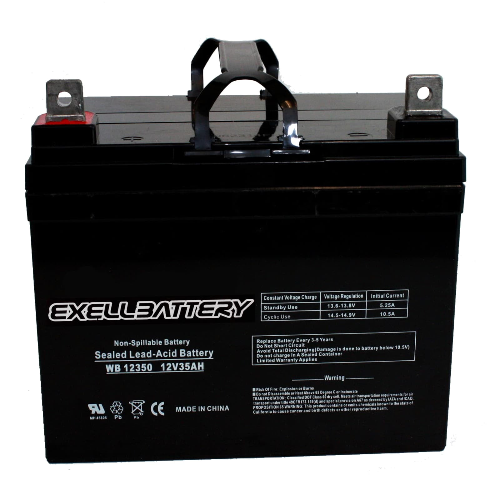 NEW 12V 35Ah Group U1 SLA AGM Sealed Lead Acid Battery UB12350 ...