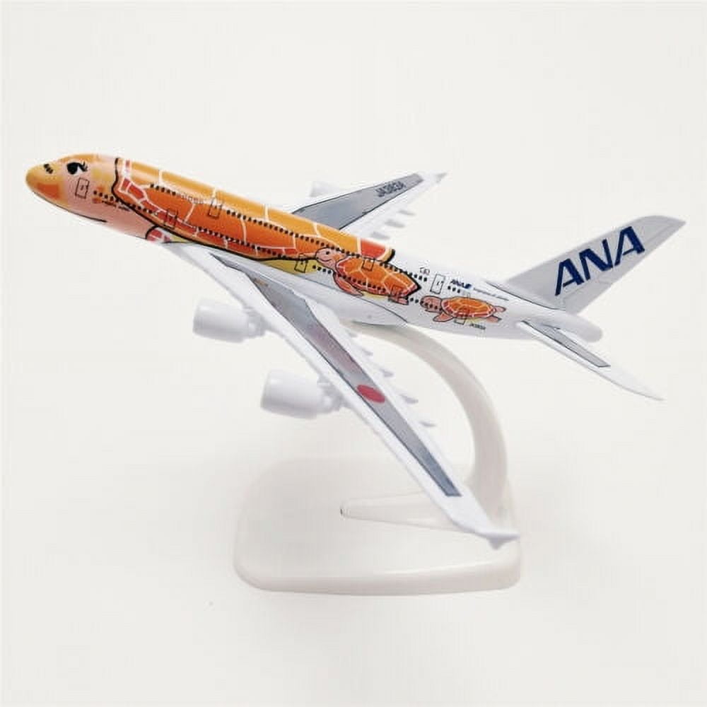 NEW 16cm Airplane Model Plane Air Japan ANA Airlines Airbus A380 Turtle ...