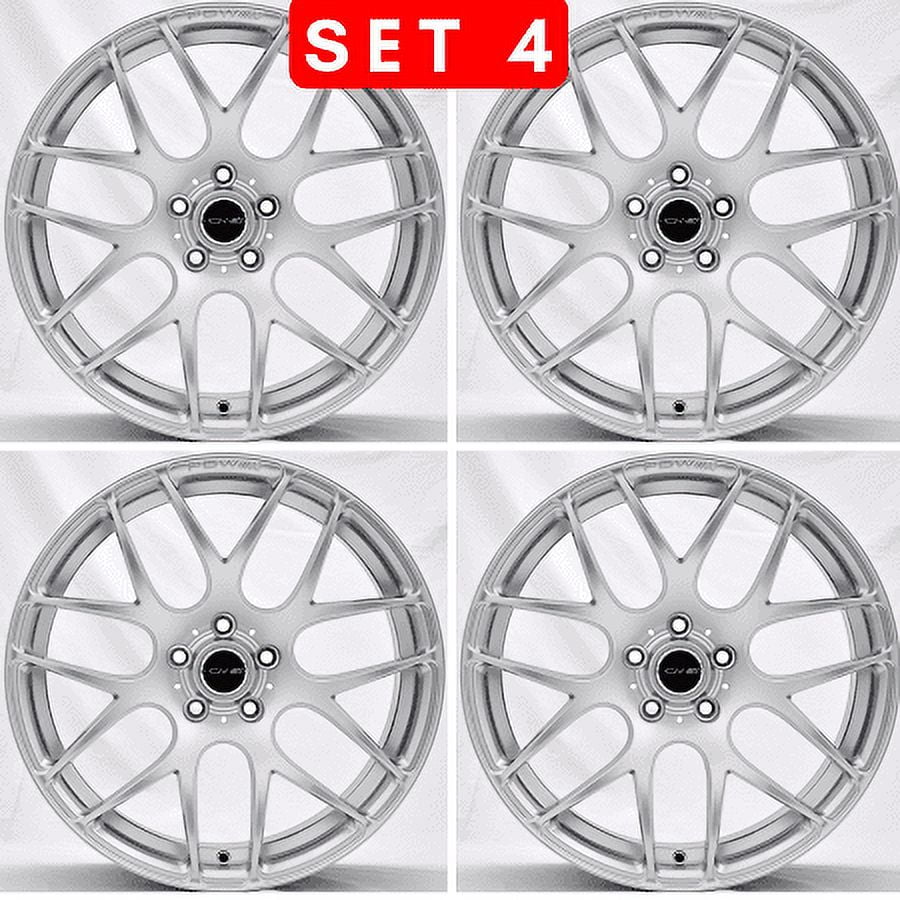 NEW 18 inch x 8 Alloy Wheels Rims Hyper Silver +35 offset Set of 4 ...