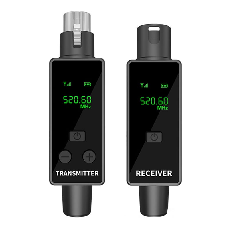 NEW 2.4G XLR Adapter Wireless Microphone Transmitter and Receiver ...
