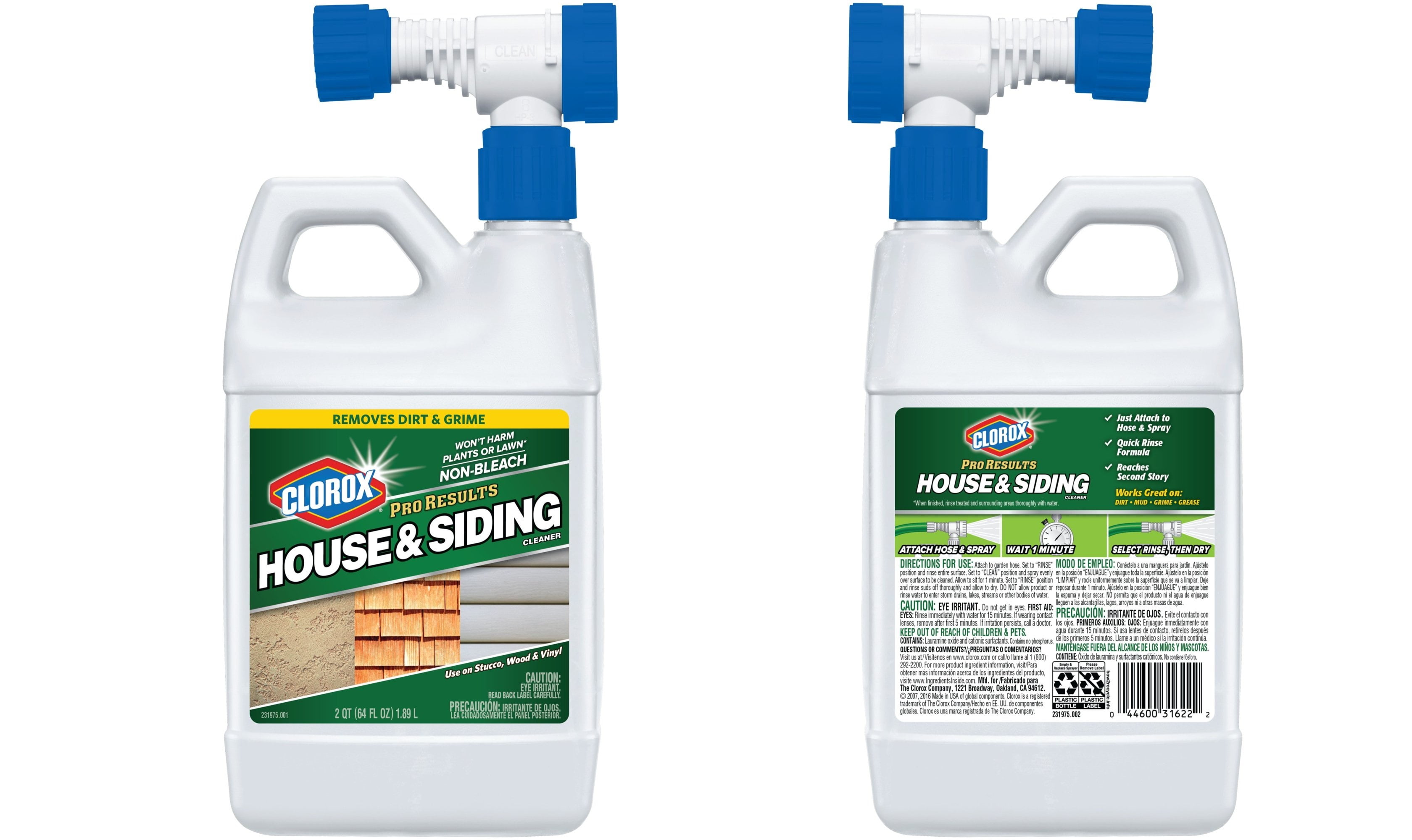 NEW 2 PACK Clorox Pro Results House & Siding Cleaner, Bleach Free ...