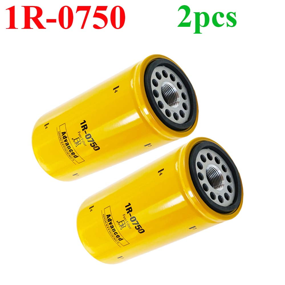 NEW 2 PACK Fuel Filter 1R-0750 1R0750 For Caterpillar Duramax sealed ...