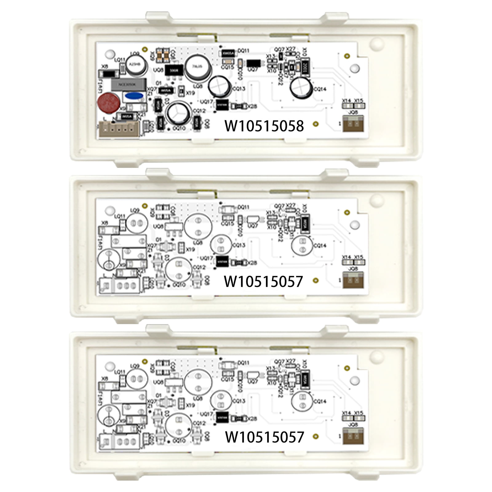 NEW 2 Pcs W10515057 & 1 Pc W10515058 LED Light SET With Tapered Lens ...