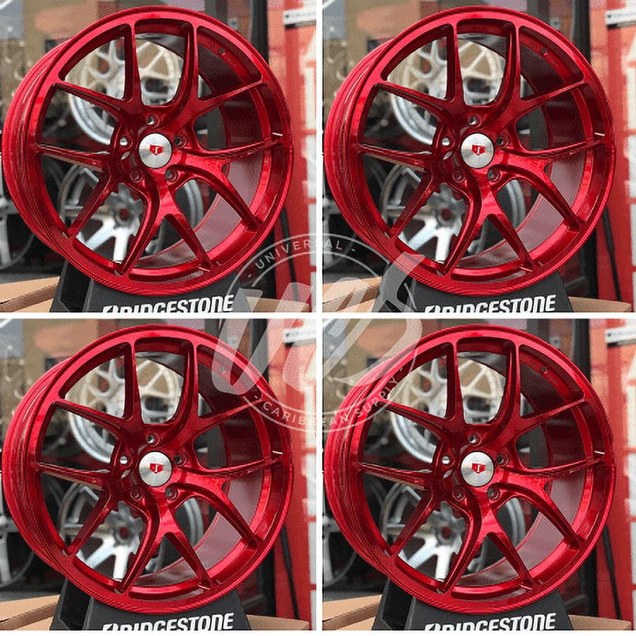 UCS AUTOPARTS Alloy 20-inch Wheel 5x114.3, Red - Walmart.com