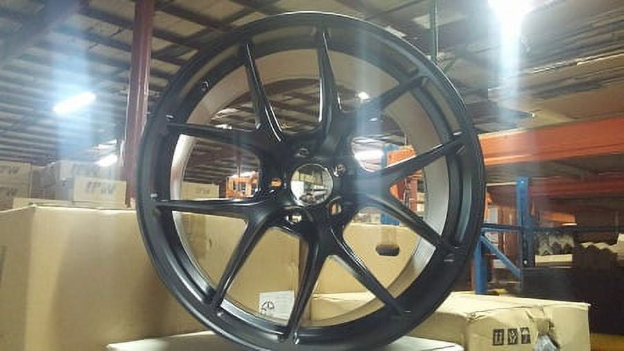 NEW 20 inch x 8.5 Alloy Wheels Rims Bolt Pattern 5x120 Gloss Black +35 ...