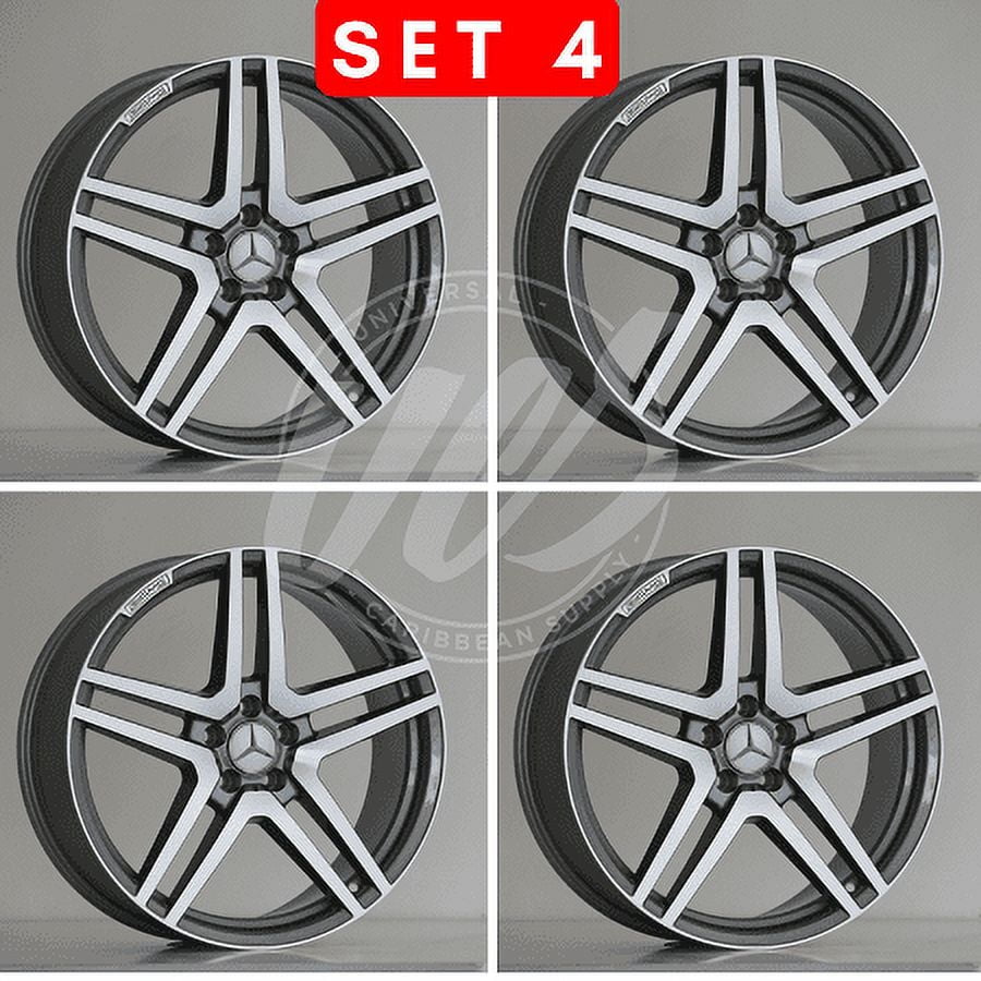UCS AUTOPARTS Alloy 20" Wheel 5x122 Pattern 20x8.5" 5 Lugs, Gunmetal ...