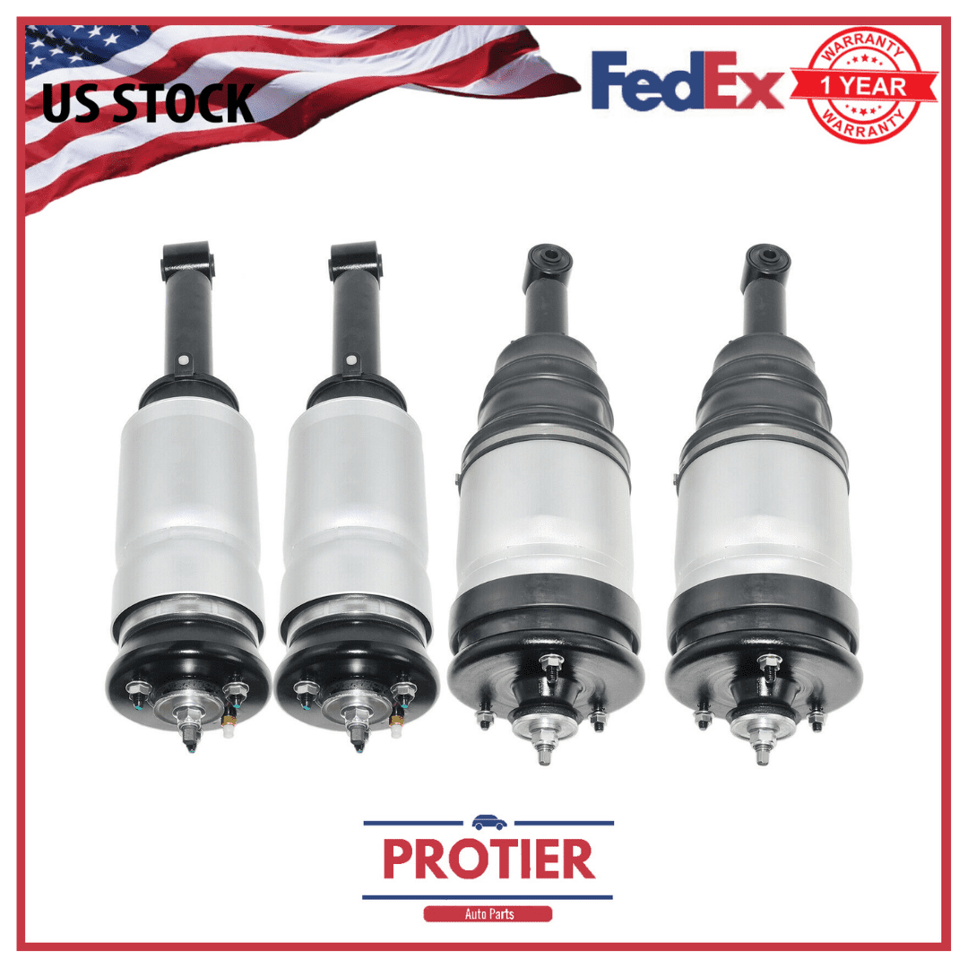 New Front & Rear Air Suspension Struts compatible with Land Rover Range ...