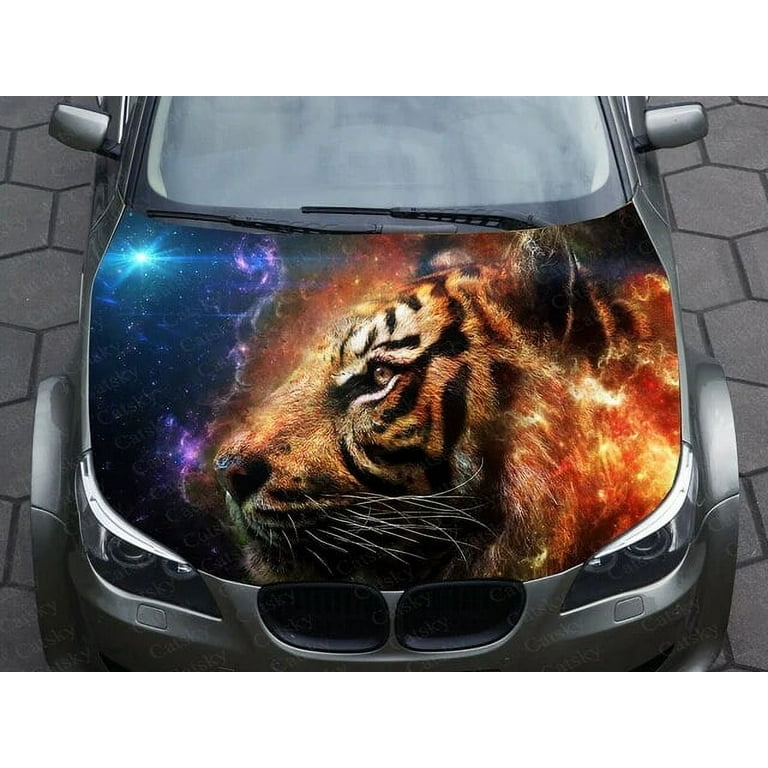 NEW 2024 car stickers graphics vinyl decals hood patterns packaging decals custom DIY engine color animal car decals Walmart