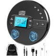 Greadio 2025 Portable CD Player, Bluetooth 5.1, Rechargeable 2000mAh ...