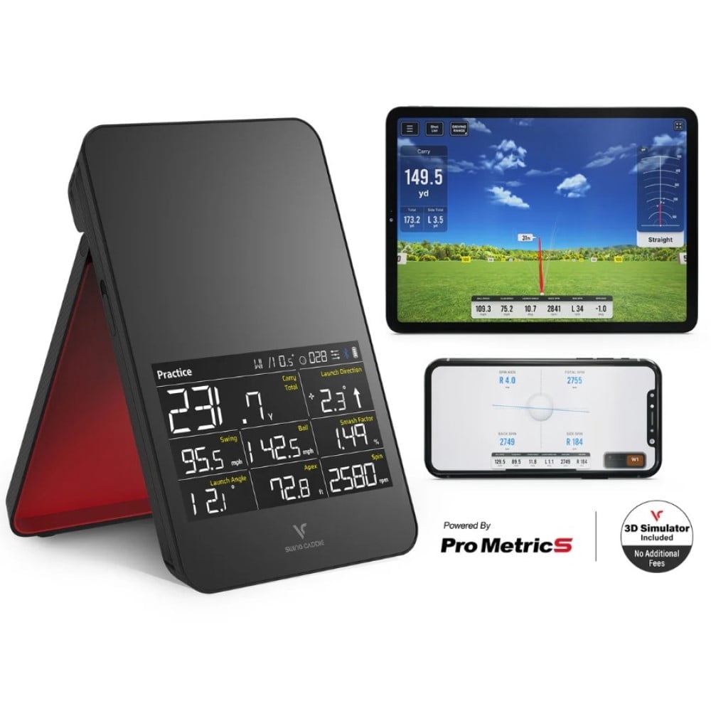 Voice Caddie, Golf Launch Monitor, SC4 PRO, 3D Driving Range Simulator ...