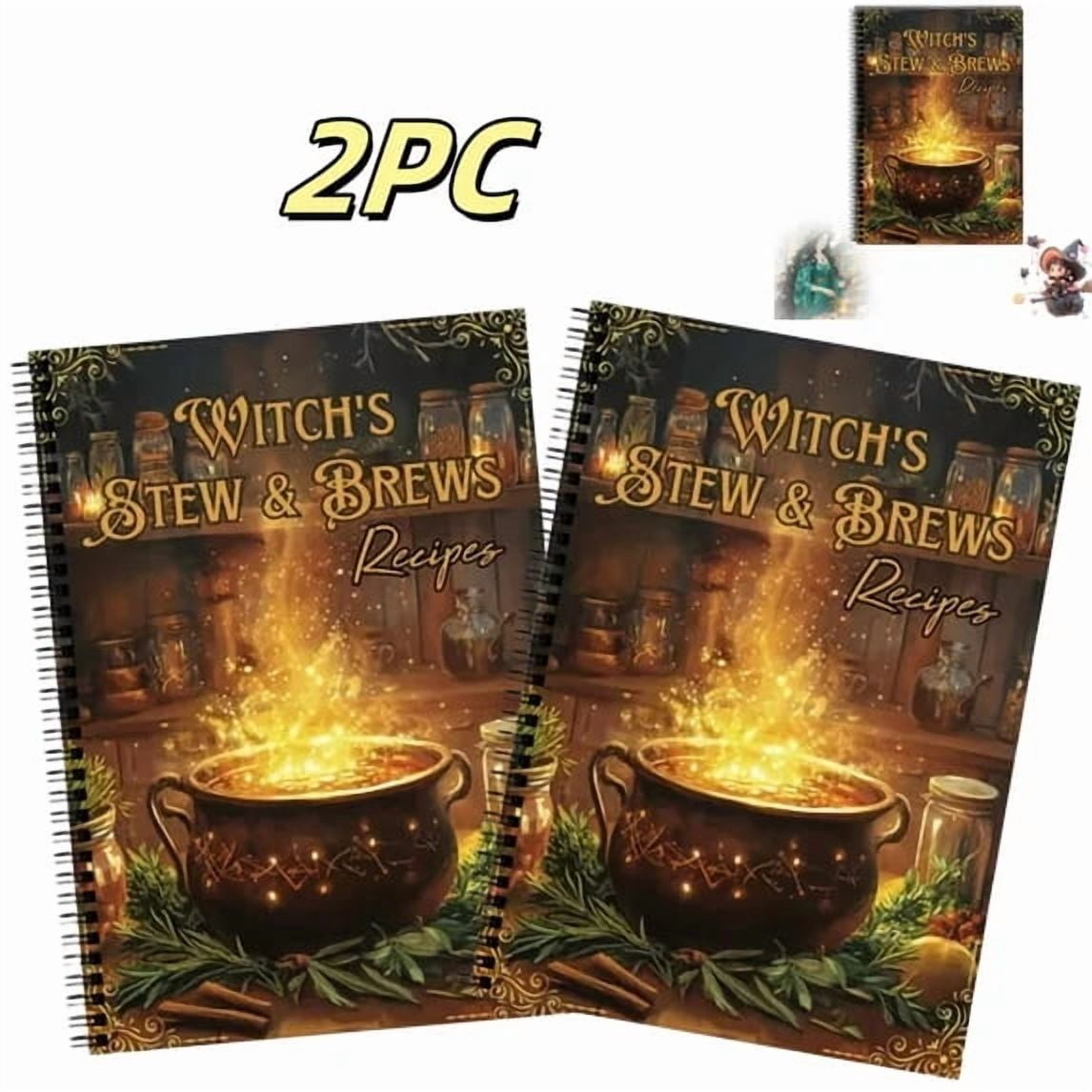 NEW 2025 Witch's Stew & Brews Decipes：50 Enchanted Recipes For Body And ...