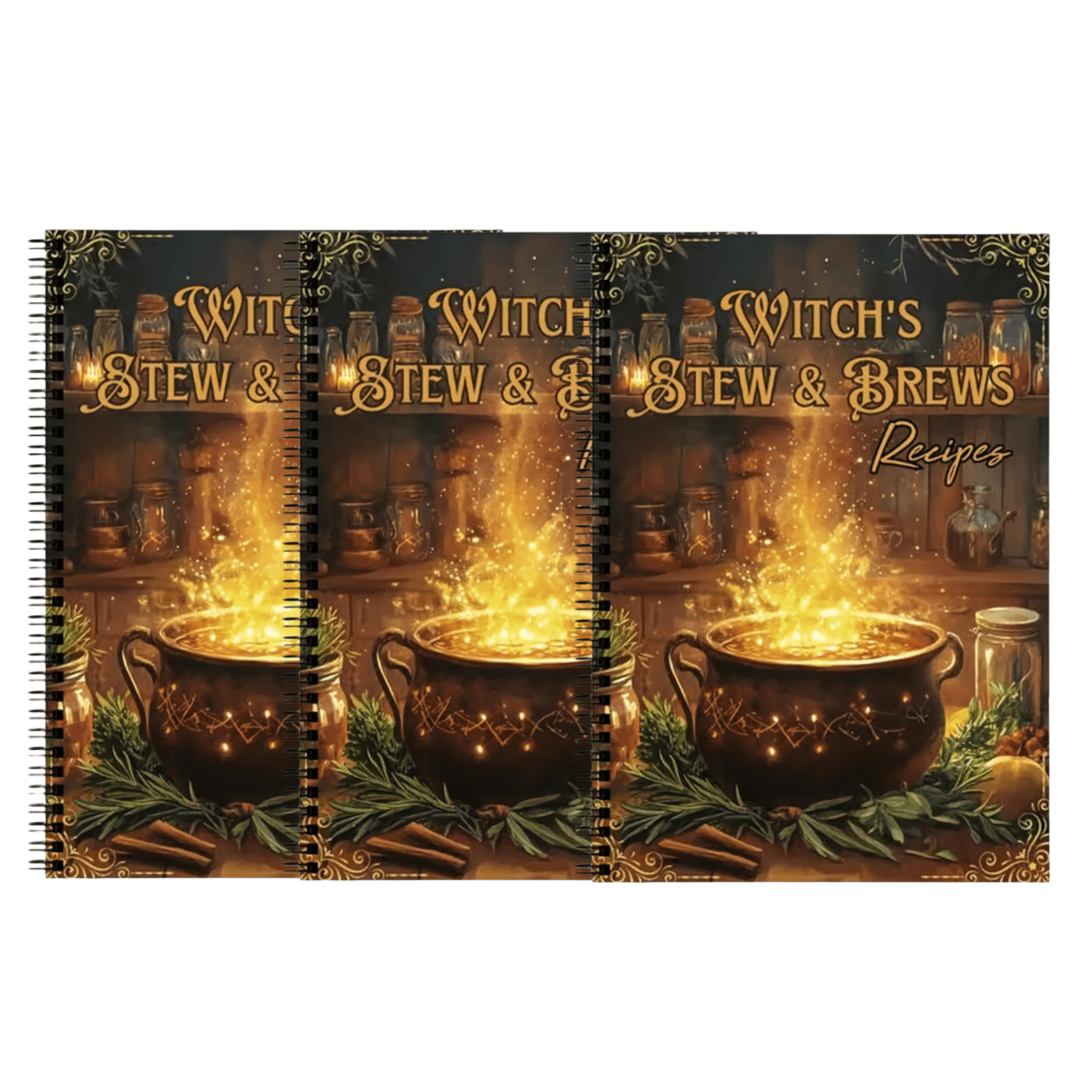 NEW 2025 Witch's Stew & Brews Recipes Journal – Magical Cookbook for ...