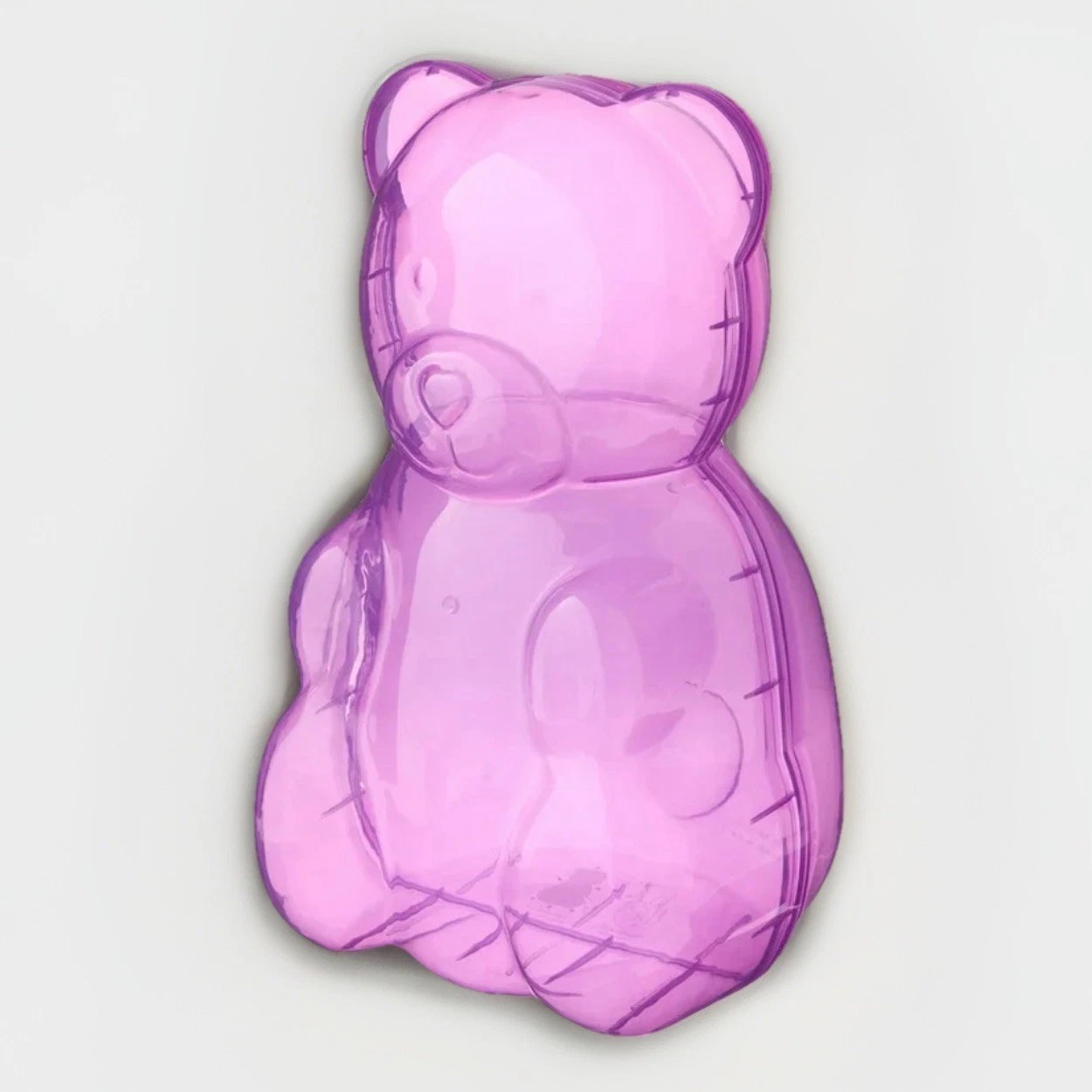 NEW 2026 Valentine’s Day Plastic Gummy Bear Container 16" LARGE Purple ...
