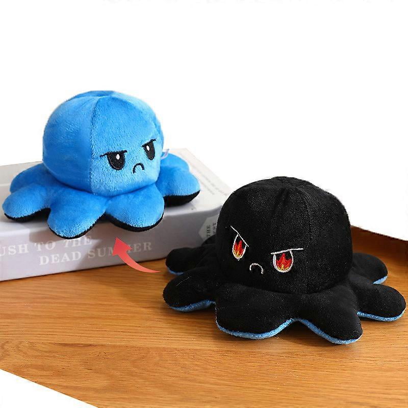 NEW 20cm Reversible Angry Octopus Plush - Cute Stuffed Animals - Plush ...