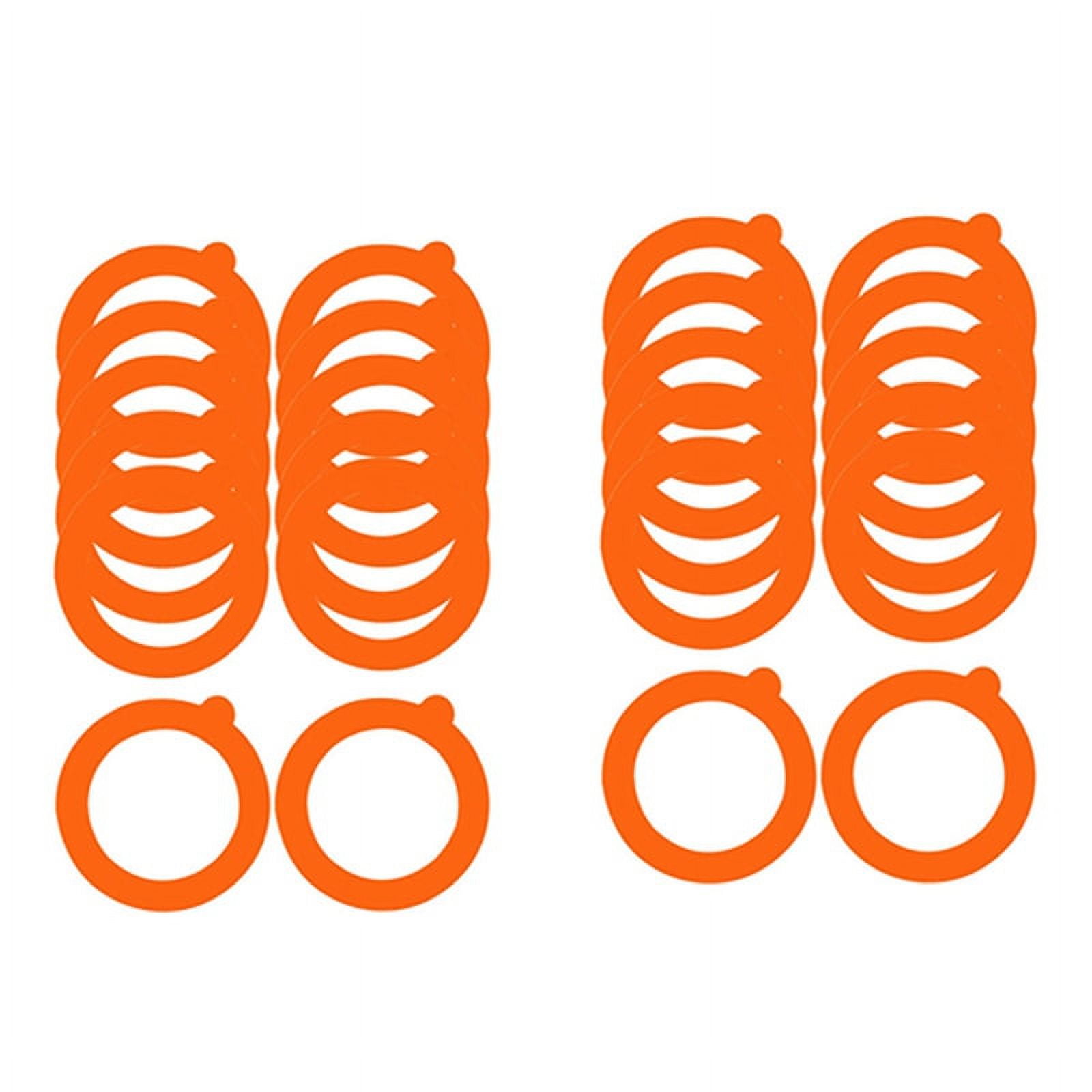 NEW 24 Pack Silicone Replacement Gasket, Airtight Rubber Seals Rings ...
