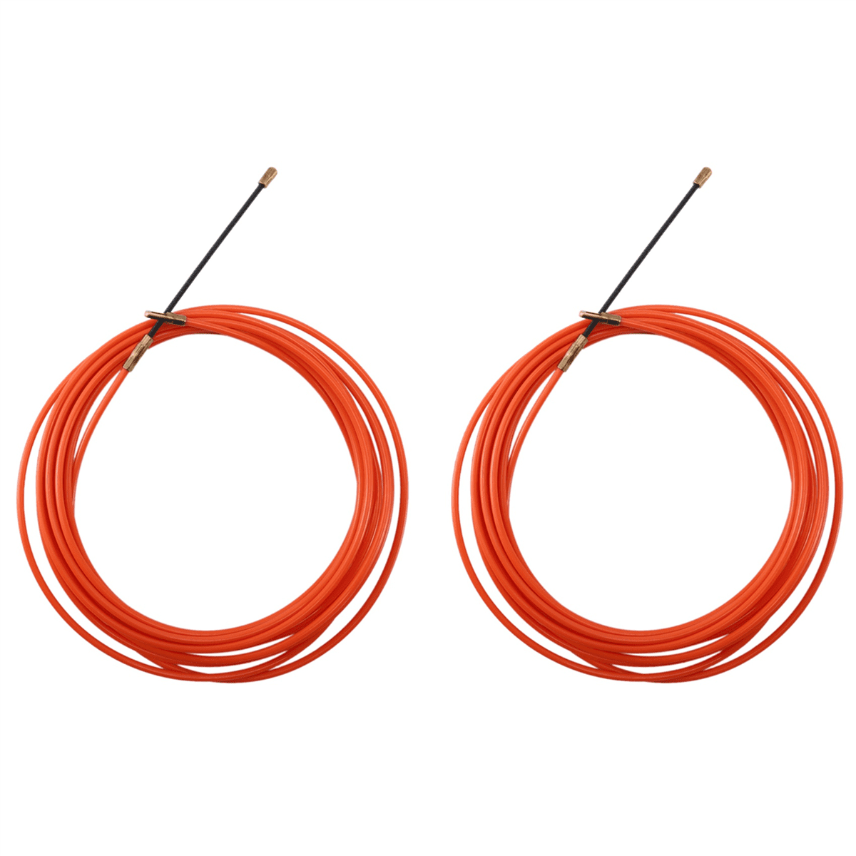 NEW 2PCS 4mm 5 Meter Orange Guide Device Nylon Electric Cable Push ...