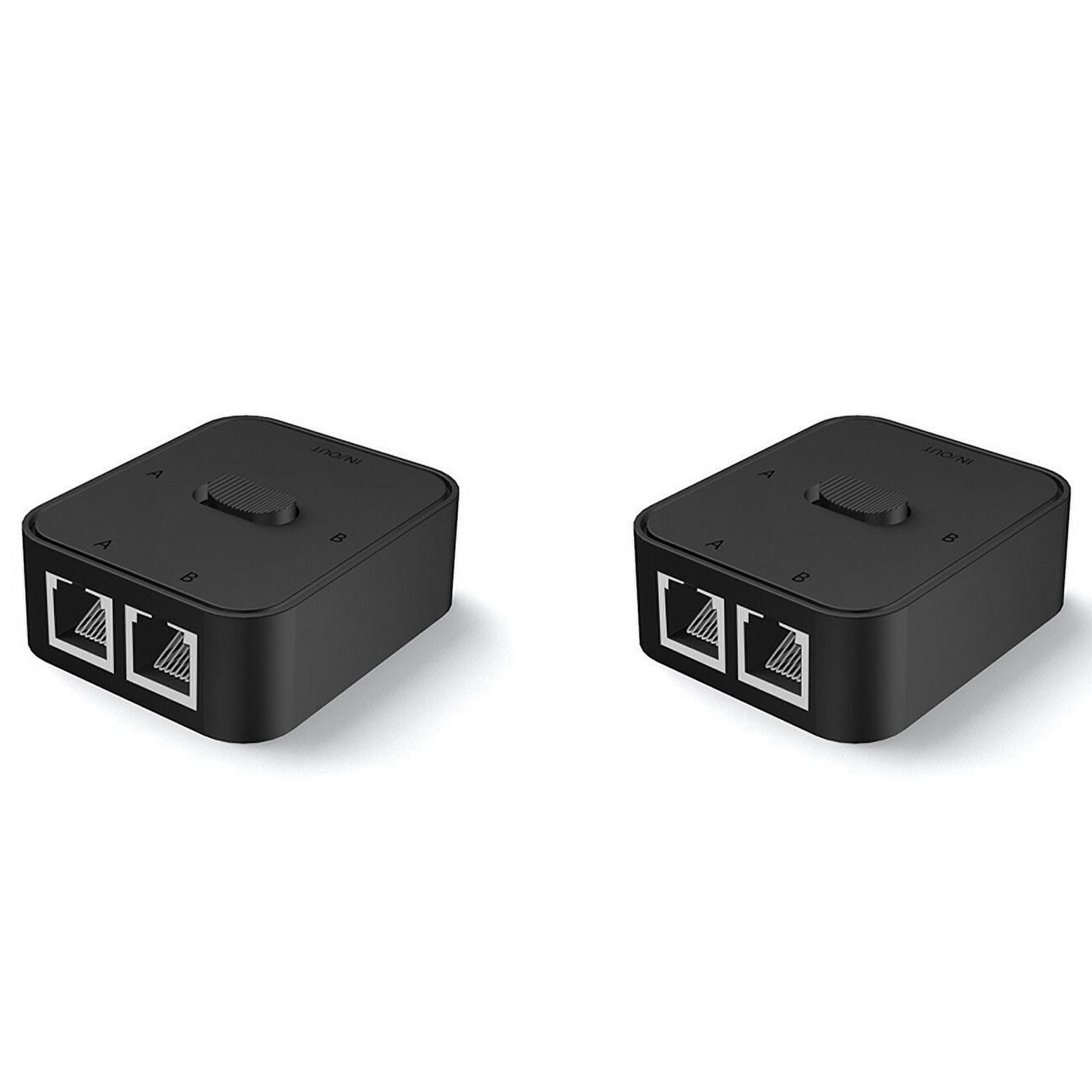 NEW 2X 2 Port RJ45 LAN CAT6 Network Switch Selector in 1 Out/1 Out ...