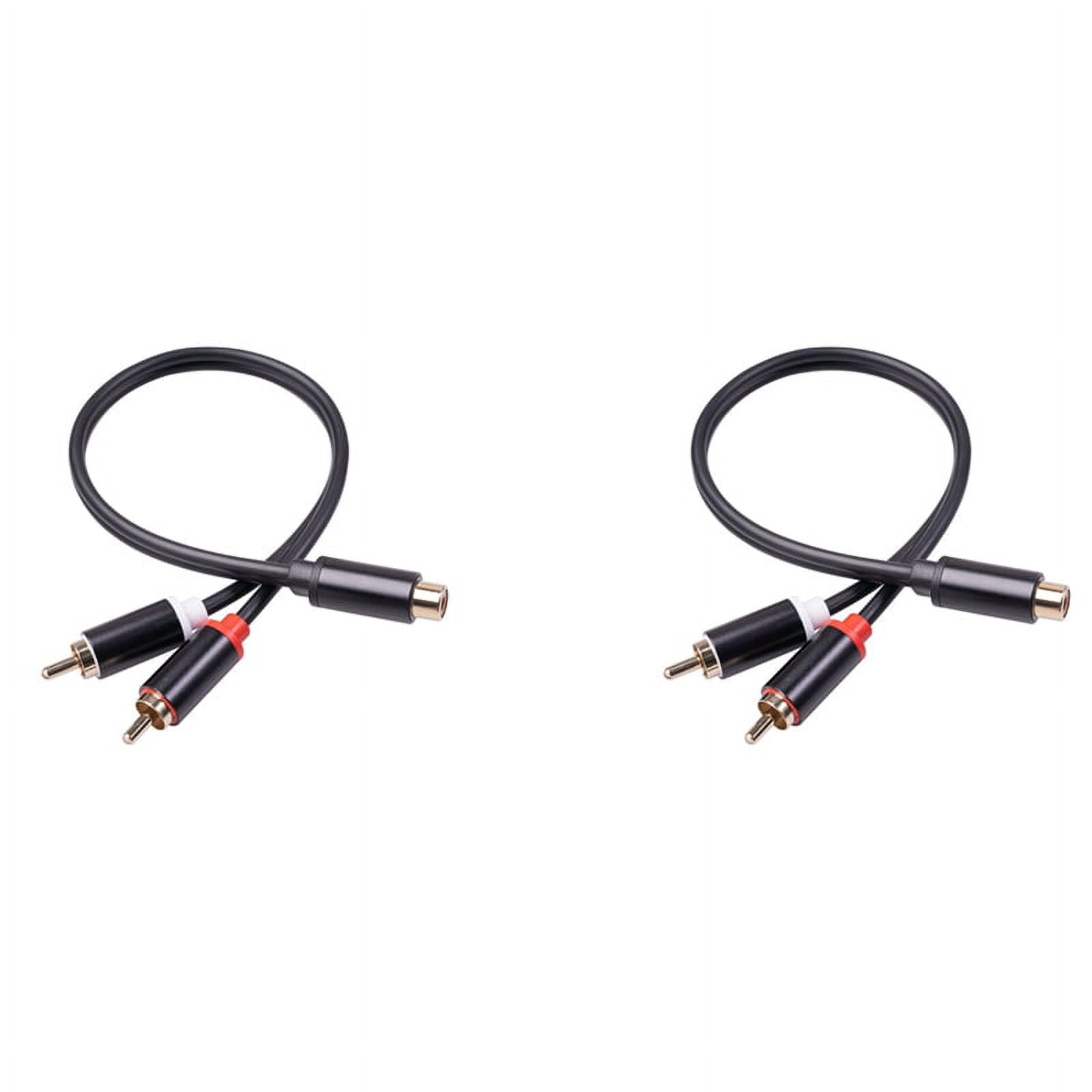 NEW 2X Cable 2 Male to 1 Female Adapter Audio Aux for Edifer Home ...