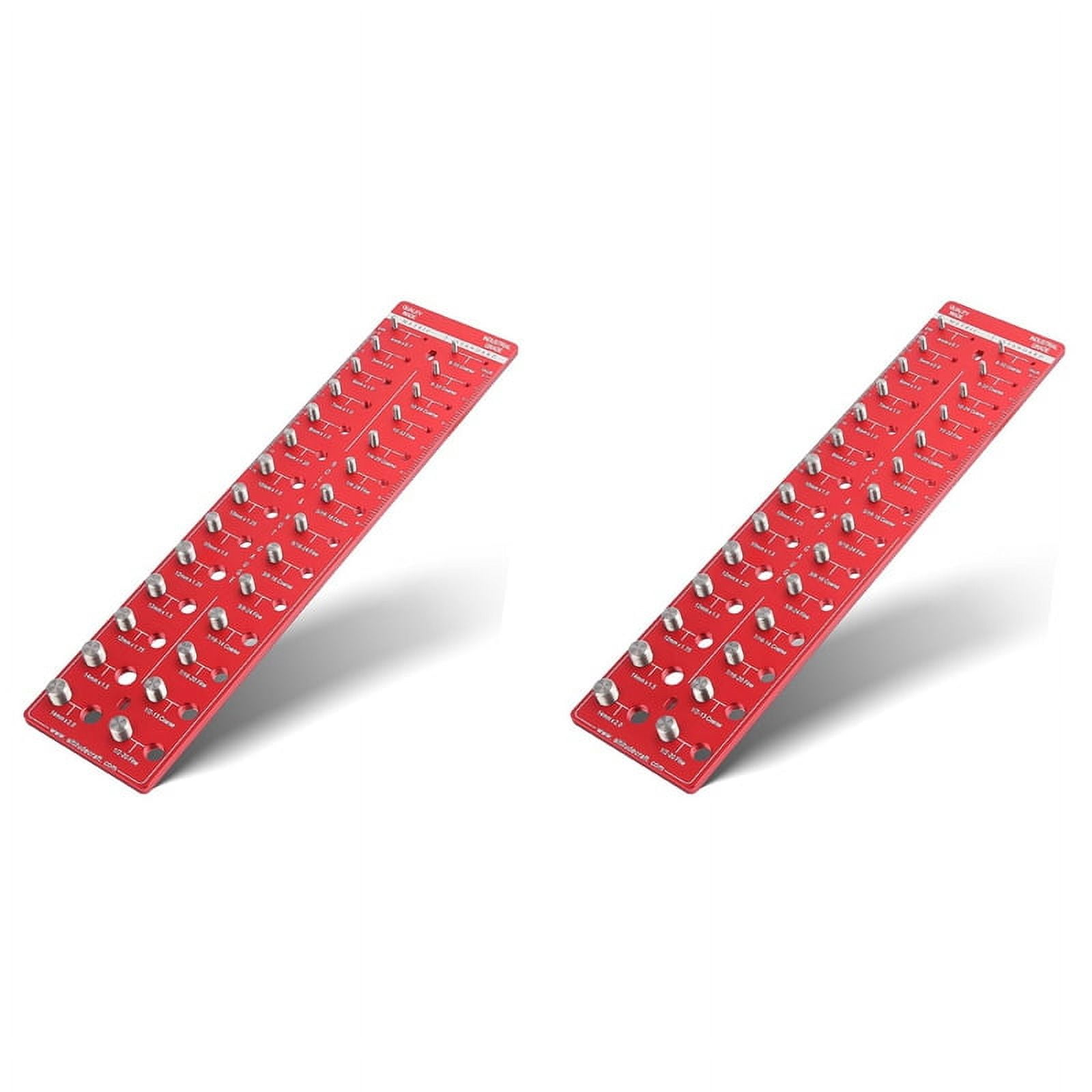 2X , Nut and Bolt Size Thread Gauge, Identifier Gauge - Walmart.com