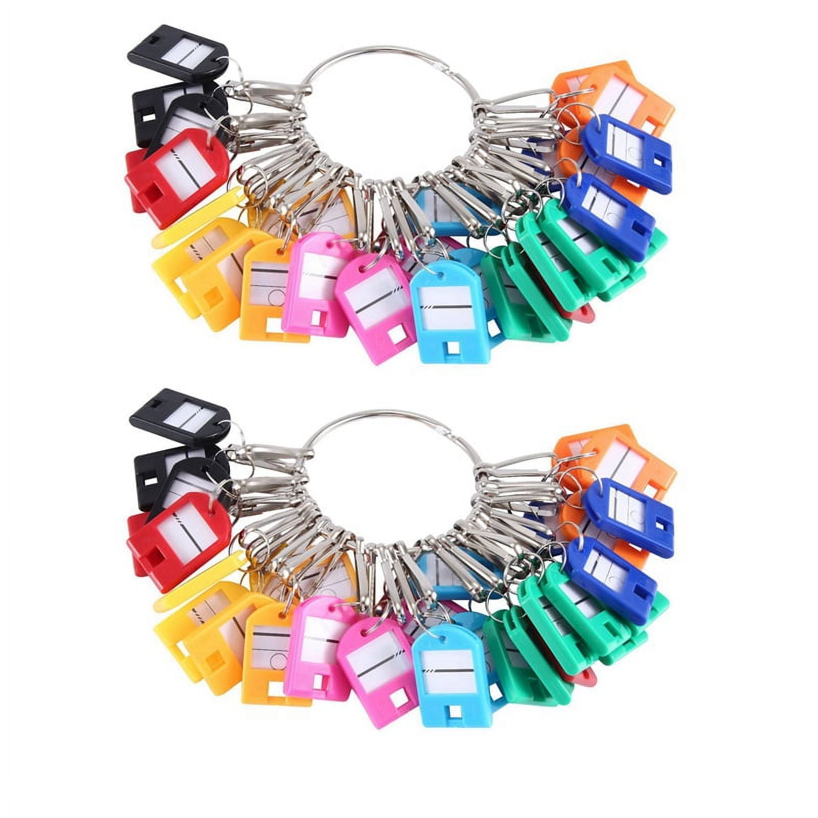 NEW 2X Portable Key Organizer, with 30 Individual Spring Hooks and Tags ...
