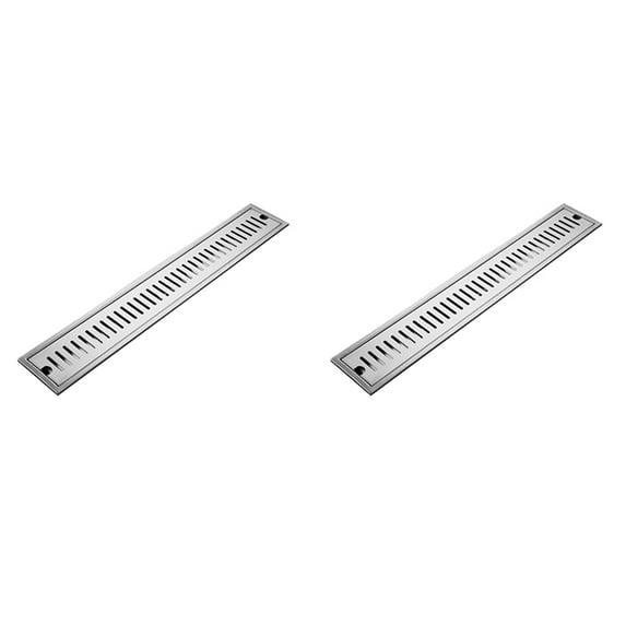 NEW 2X Rectangular Linear Shower Floor Drain Long Drainage Channel for ...