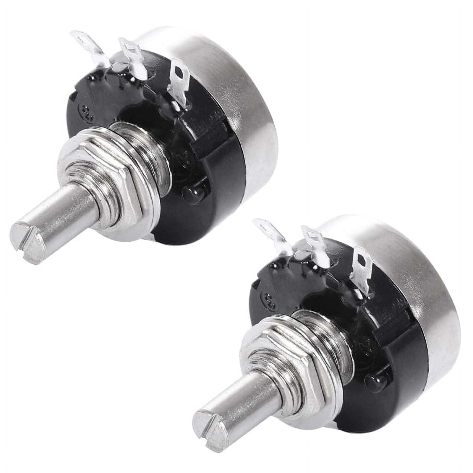 NEW 2X Rotary Taper Carbon Potentiometer with Diameter Knob, RV24YN 20S ...