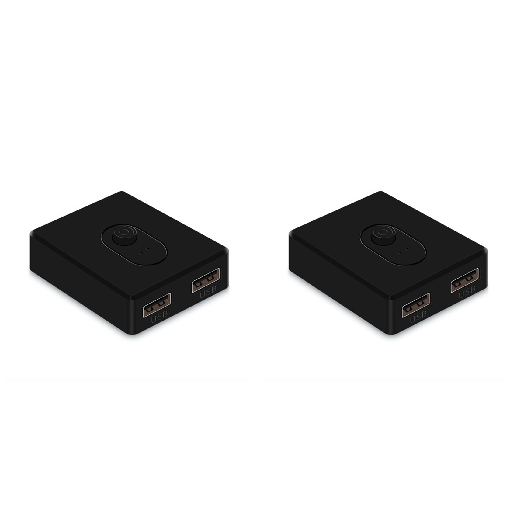 NEW 2X USB 2.0 KVM Switch 1X2/2X1 Switcher Splitter Shared Controller for Laptop Computer ...