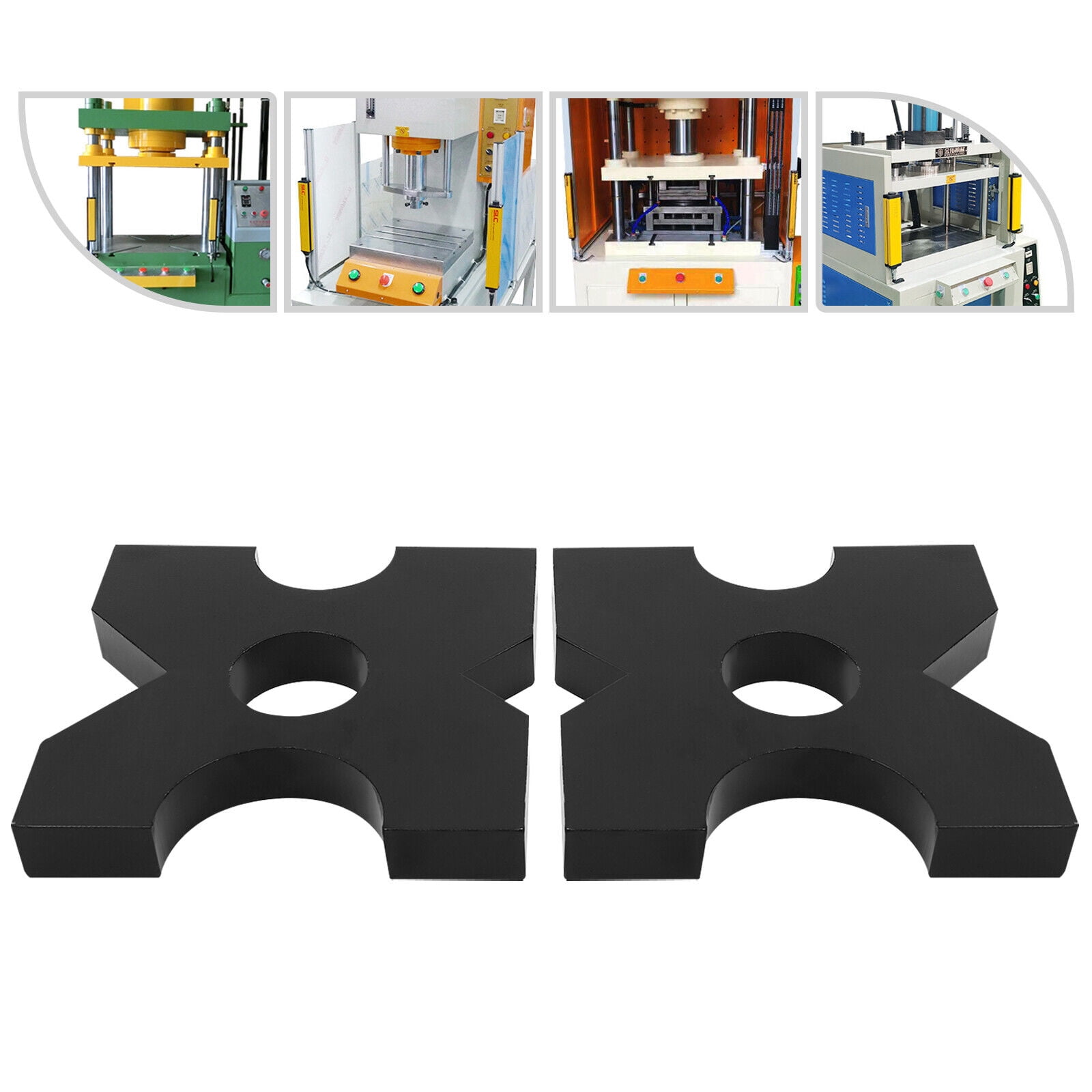 NEW 2pcs 20T/32T Iron Press Plate H Frame Hydraulic Shop Press Plate 18 ...