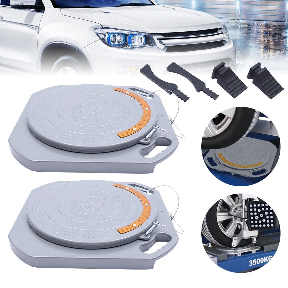 NEW 2x Wheel Car Truck Front End Wheel Alignment Turntable Turn Plates ...